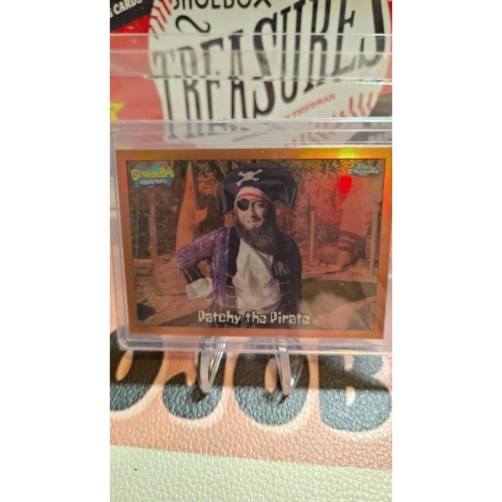 2025 Topps Chrome SpongeBob Patchy the Pirate 24/25 | 蝦皮購物