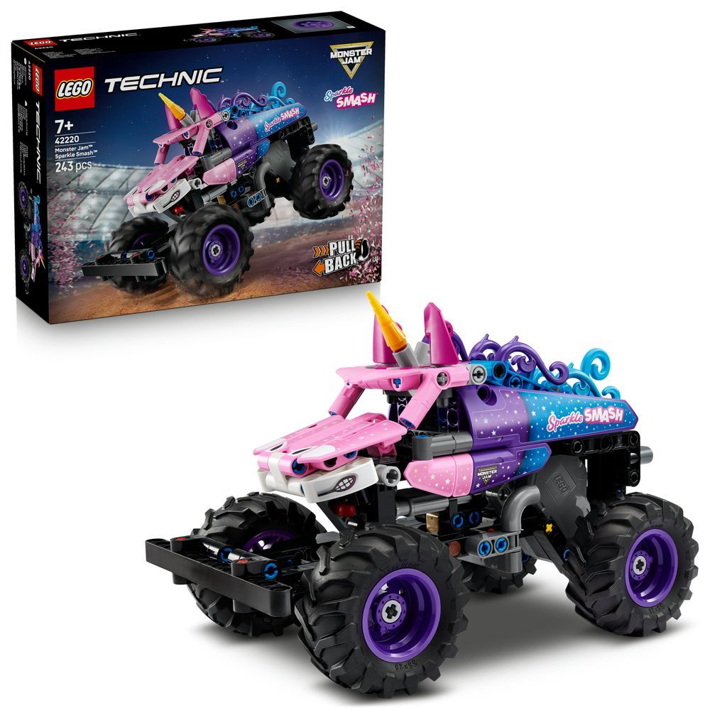 【周周GO】 樂高 LEGO 42220 Monster Jam Sparkle Smash 迴力車 | 蝦皮購物