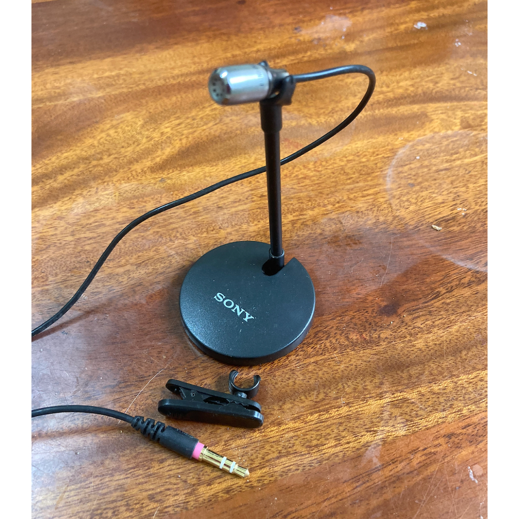 SONY ECM-PC60 迷你麥克風 附底座 | 蝦皮購物