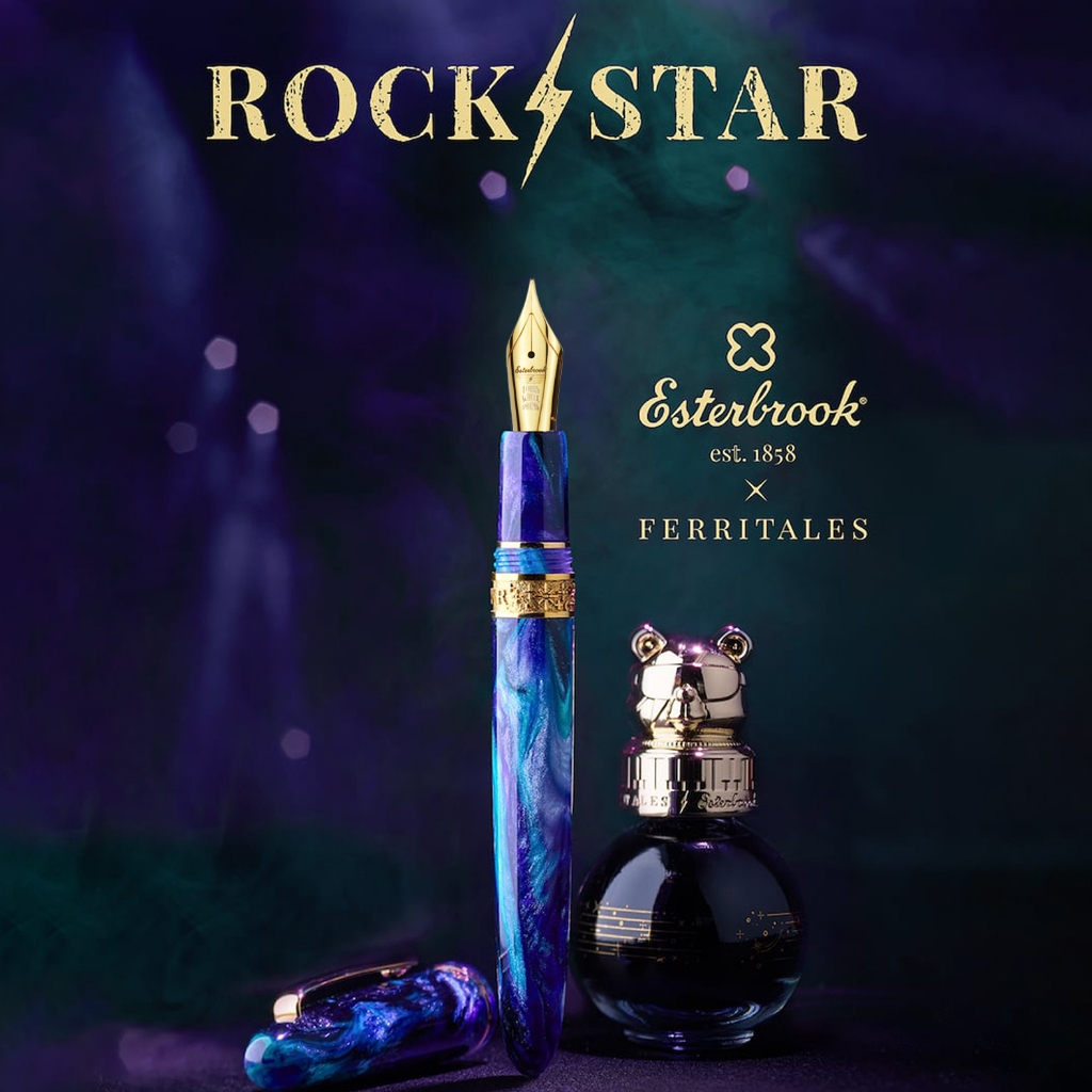美國 Esterbrook FWP Estie ROCKSTAR 限定聯名鋼筆墨水禮盒組 | 蝦皮購物