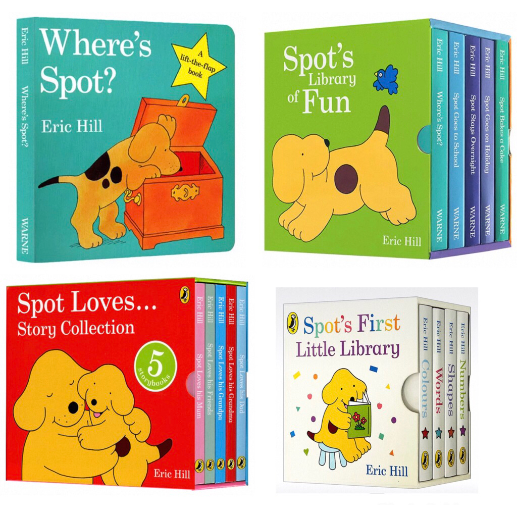 正版硬頁 Where’s spot?/ Spot’s library of fun/ story treasure | 蝦皮購物