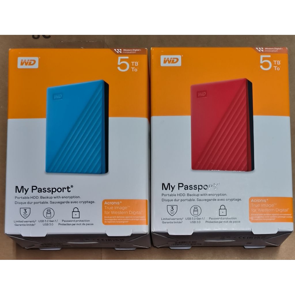 全新 2.5吋 5Tb ~ WD My PassPort Seagate Expansion 新黑鑽 5T | 蝦皮購物