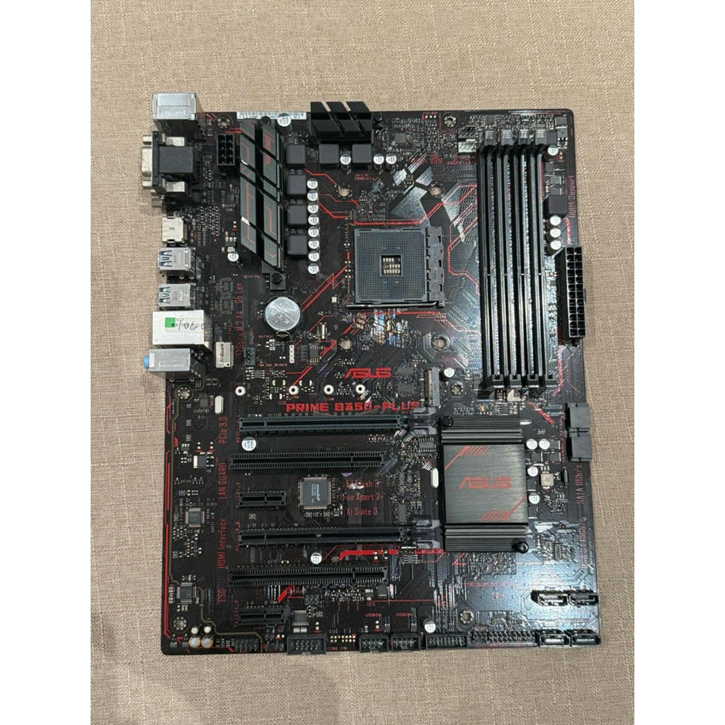 二手 免運 asus prime B350 plus 主機板 am4 | 蝦皮購物