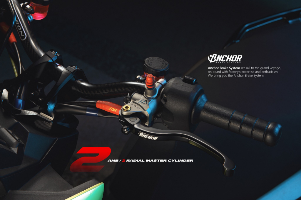 【偉倫精品零件】Anchor 銨科 ANB2 CNC 可調式 鋁合金 直推總泵 15 /17 公司貨 | 蝦皮購物