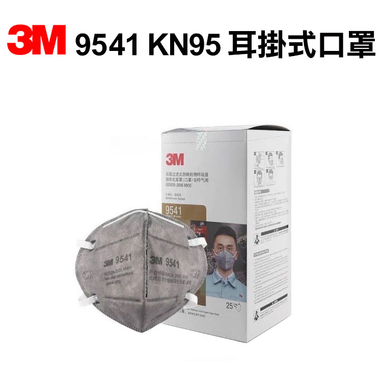 3M 9541 KN95 防塵 防沫 防有機異味口罩 耳掛式 單個 防焊接 重金屬 二手煙 油煙 異味 油漆 9541 | 蝦皮購物