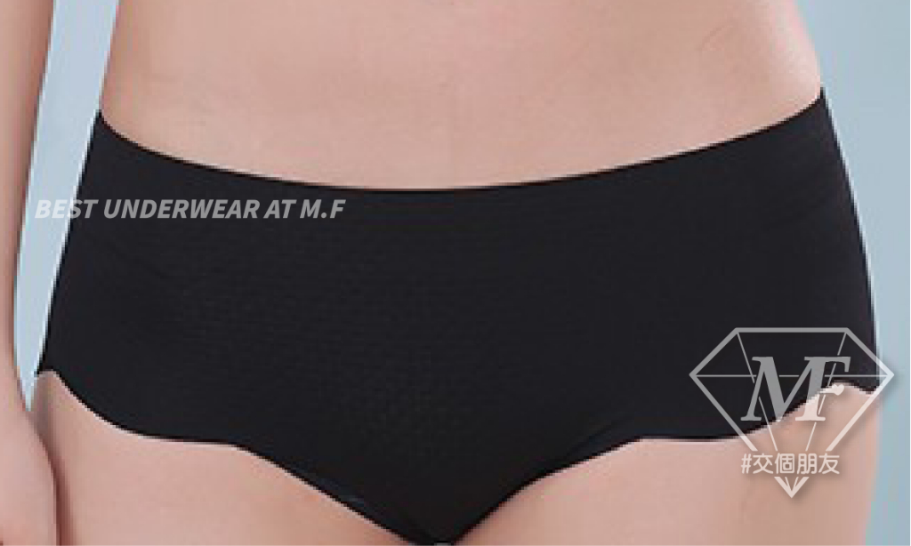 M.F 無痕內褲 套裝內褲 中腰 女生內褲 三角褲 純棉褲底 波浪褲腿 台灣現貨 快速出貨 透氣 舒適 A0053-1 - Make Friends - iOPEN Mall