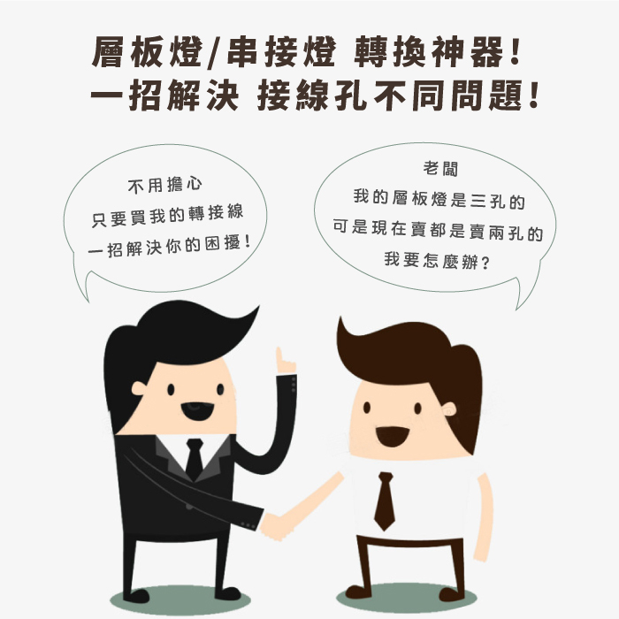 【奇亮科技】層板燈專用 轉接串接線 三孔轉兩孔 公接頭母接頭 雙母插 轉接線 連接線 串聯線 T5支架燈 2孔 含稅 | 蝦皮購物