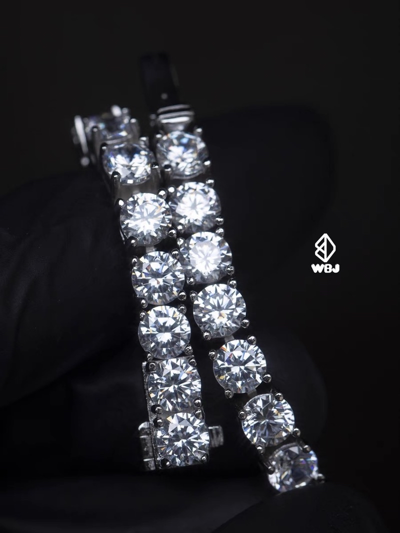 WBJ訂製珠寶 4mm網球手鍊 925純銀手環 鑽石 手鍊 | 蝦皮購物