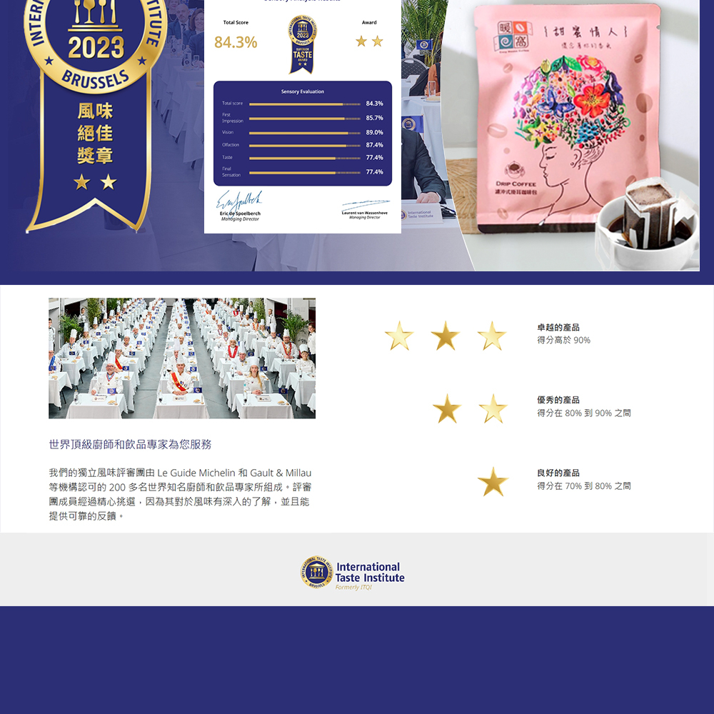 【暖窩咖啡】國際 iTQi 二星 風味絕佳獎章 中焙｜甜蜜情人 配方咖啡 濾沖式掛耳咖啡包 | 蝦皮購物