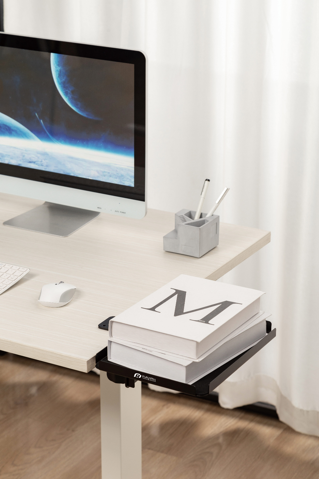 【瑞米 Raymii】 LSA-41-A 夾桌式 桌面延伸支架 擴展托盤 延伸架 電腦架 筆電架 升降桌 延伸板 | 蝦皮購物