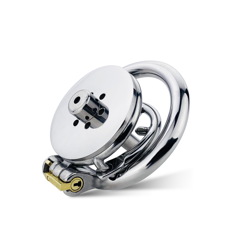 【思婷情趣用品商城】FRRK-176不銹鋼平板貞潔鎖光滑防出軌控欲貞操鎖配防脫環貞操鎖 男用 貞潔器 防手淫 JJ貞操鎖 | 蝦皮購物