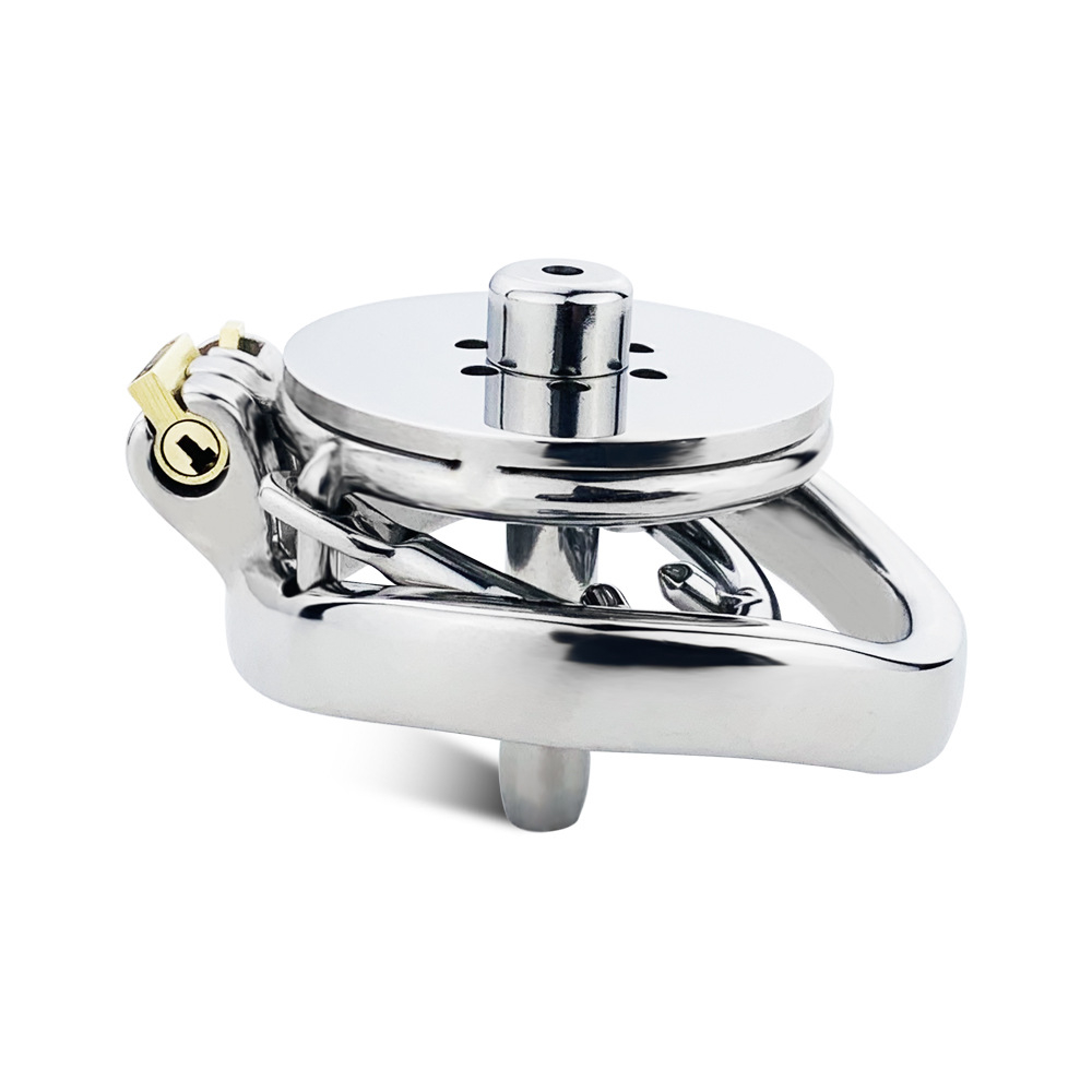 【思婷情趣用品商城】FRRK-176不銹鋼平板貞潔鎖光滑防出軌控欲貞操鎖配防脫環貞操鎖 男用 貞潔器 防手淫 JJ貞操鎖 | 蝦皮購物