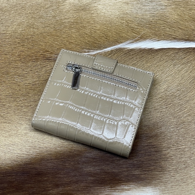 【台灣現貨 保固免運】 牛皮壓鱷魚紋皮夾 高級感大容量真皮錢包 頭層牛皮錢包 真皮皮夾 真皮短夾 | 蝦皮購物