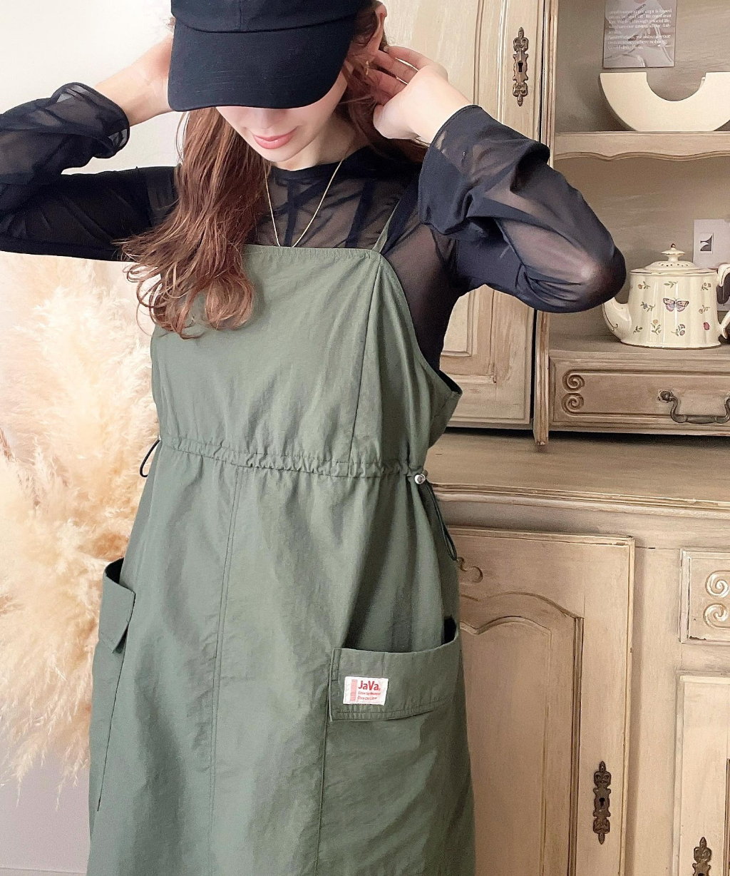 DoReFe | 現貨+預購 日本限定 春款 JAVA 人氣♪♪♪ 連身 工裝裙 吊帶長裙 吊帶裙 | 蝦皮購物