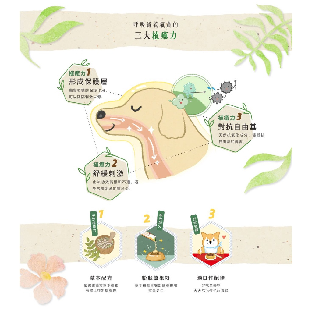 艾爾發寵物｜Maoup 毛起來 毛孩每日健康賞 呼吸道養氣賞 草本複方 呼吸道健康 氣管保健 1g x 30 條 / 包 | 蝦皮購物