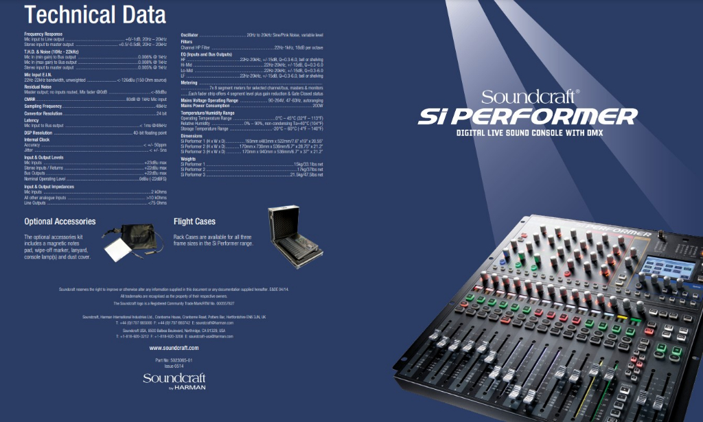 【聊聊 可再優惠】Soundcraft Si Performer 1 小型數位混音器 全新原廠公司貨 免運！ | 蝦皮購物