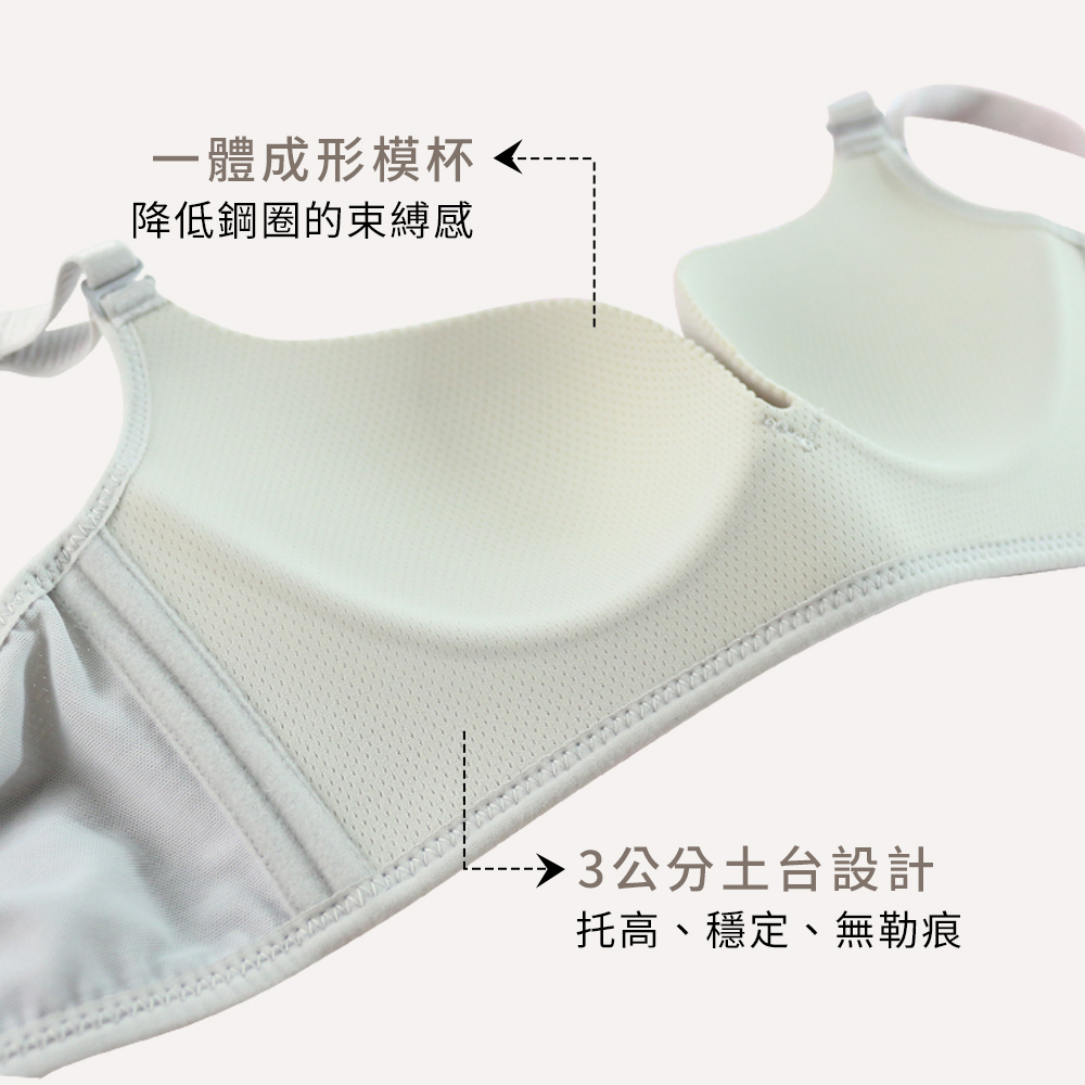 Daima黛瑪 無鋼圈內衣 無痕內衣 大罩杯 小罩杯 ABCDE罩 粉色 提托集中爆乳素面內衣/透氣/排汗 9072 | 蝦皮購物