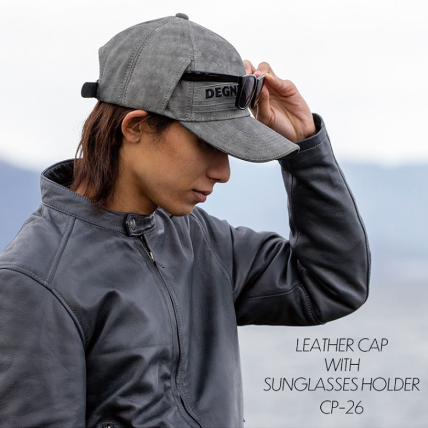 安信｜DEGNER 周邊 CP-26 皮革鴨舌帽 可掛墨鏡 棒球帽 休閒皮帽 均碼 大帽簷 可調式 皮革帽 CP26 | 蝦皮購物