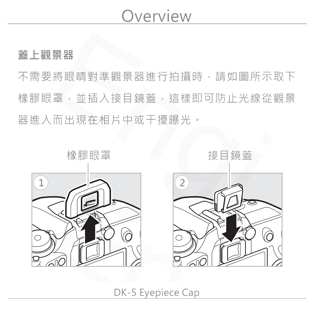 恩崎科技 Nikon DK-5 Eyepiece Cap 接目鏡蓋 DK5 適用D750 D7000 D90 D5600 | 蝦皮購物