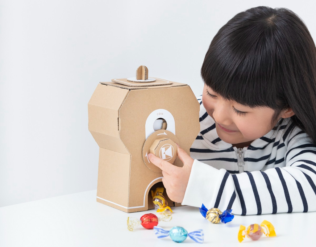 【現貨-日本Gakken】DIY 手作 糖果機 Kazokutte DIY 紙板工藝 日本製 | 蝦皮購物