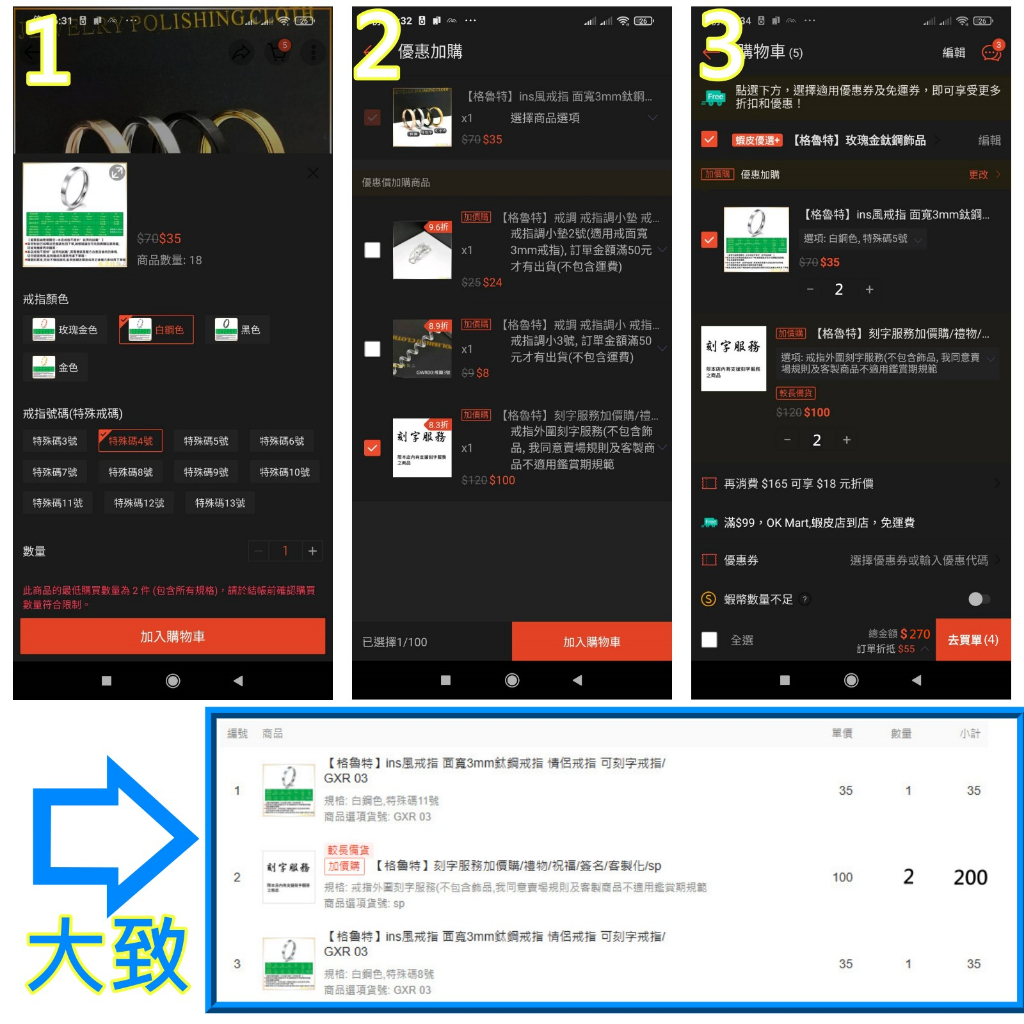 【格魯特】ins風戒指 面寬3mm鈦鋼戒指 情侶戒指 可刻字戒指/GXR 03/刻字 | 蝦皮購物