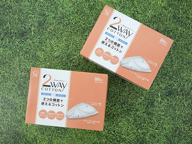 Cotton Labo 2WAY兩用淨顏化妝棉(80枚入x2盒) 【小三美日】空運禁送 DS014043 | 蝦皮購物