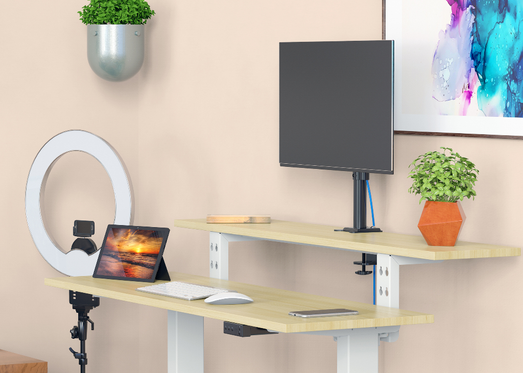 【瑞米 Raymii】 VS-76 螢幕支架 螢幕架 螢幕懸掛架 顯示器掛架 增高架 | 蝦皮購物