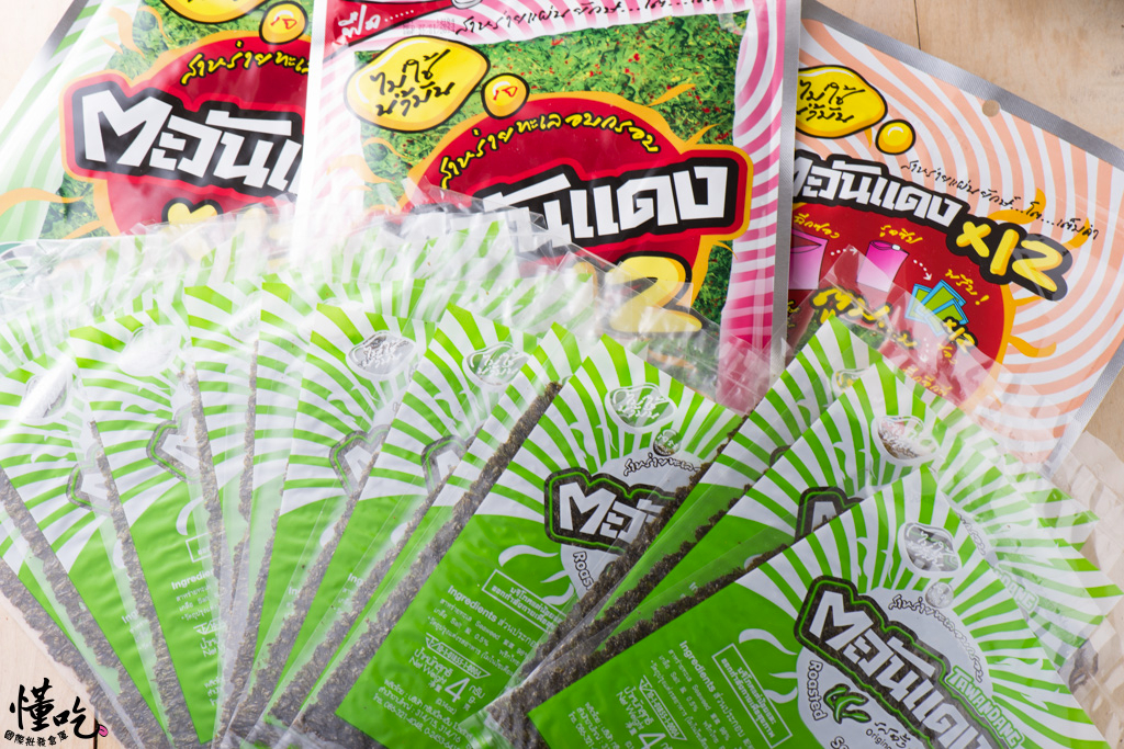 泰國 紅太陽烤海苔 42g (4gX12片)【懂吃】酥爆海苔 片烤海苔 包飯 飯捲 低熱量 | 蝦皮購物