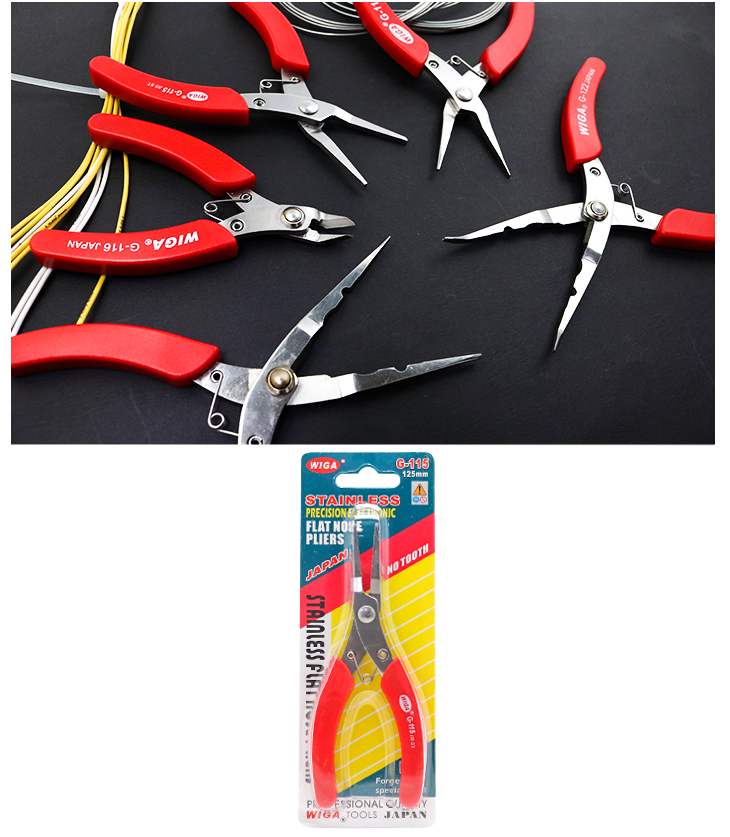 WIGA 威力鋼 G-115 5吋 不鏽鋼平口鉗 [無齒痕] | 蝦皮購物
