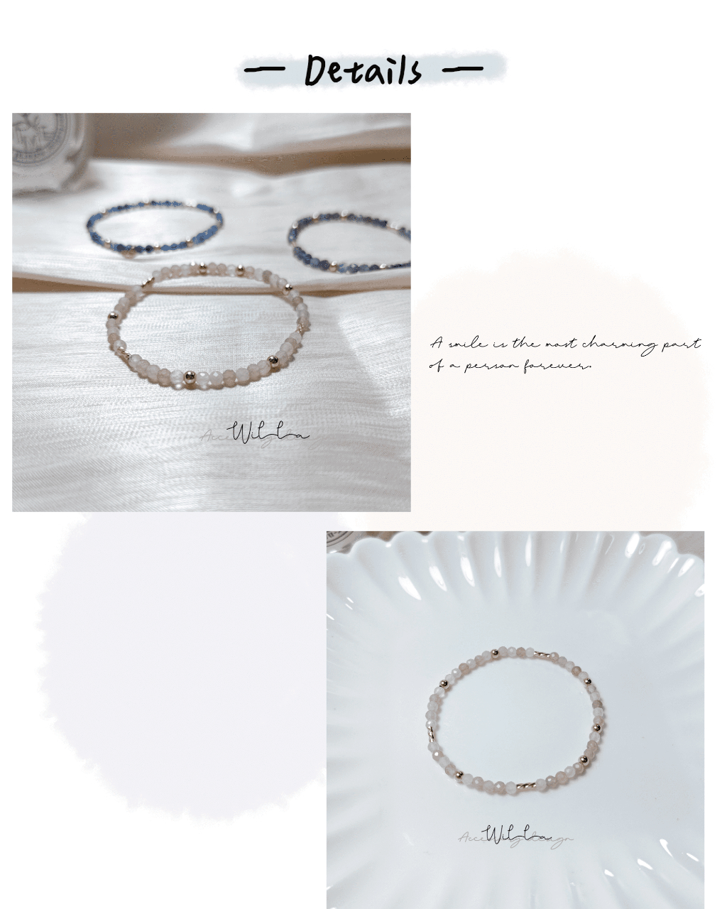 ≡Willa’s hand made shop≡漸層老礦馬粉 美國14KGF 設計手鍊 彈性款 水晶手鍊 加強自身魅力 | 蝦皮購物