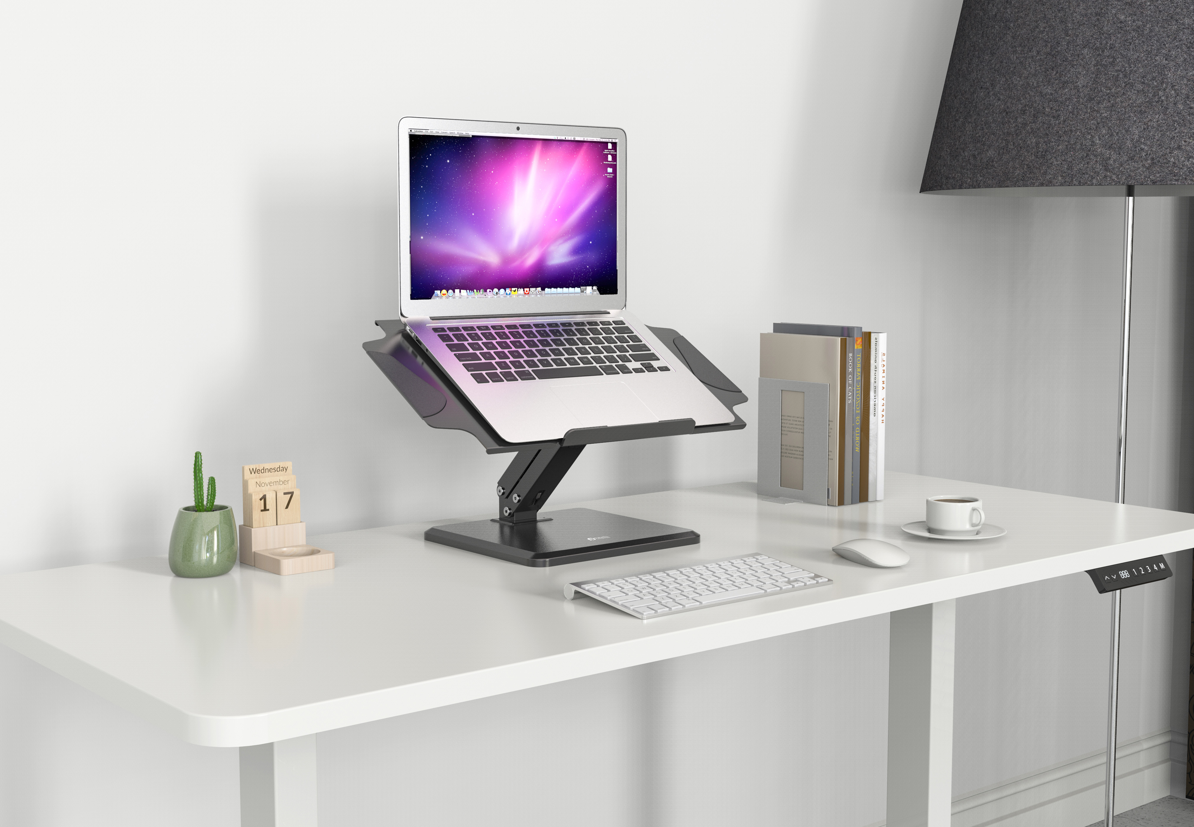 瑞米 Raymii VN-20 氣壓式 筆電架 筆電支架 筆電托盤 增高架 桌上型 | 蝦皮購物