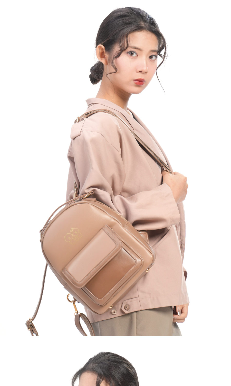 【PG美人網】 後背包 LINE FRIENDS BROWN日誌 Z042 | 蝦皮購物