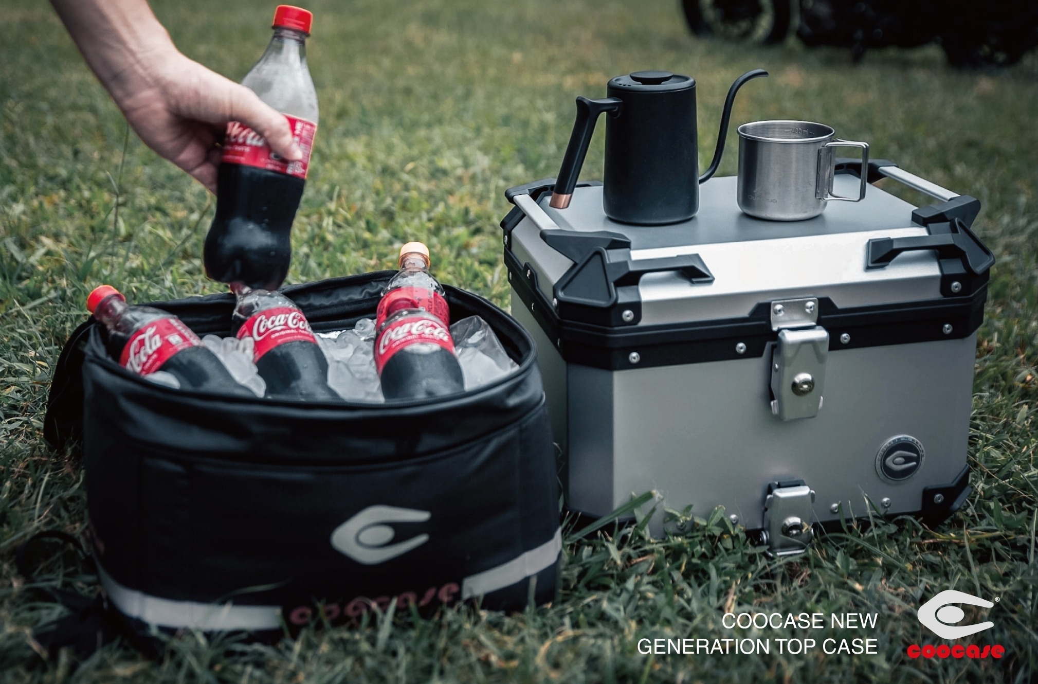 COOCASE 32L 鋁箱機車置物箱/後箱 快拆設計 附多孔位設計轉接底盤 附發票 | 蝦皮購物