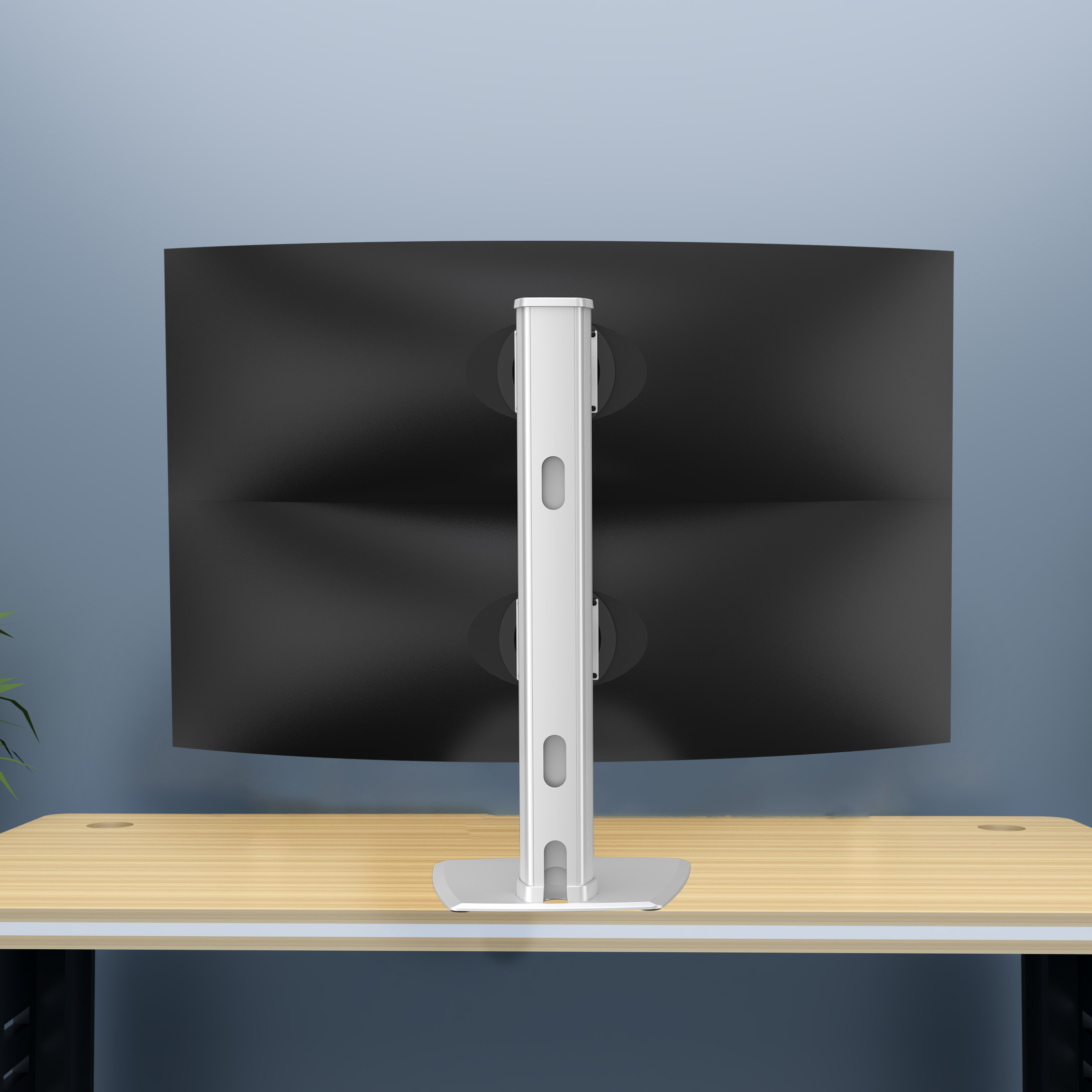 【瑞米 Raymii】 企業級 TS2-3F 49吋 高負重曲面雙螢幕 鋁合金螢幕支架 螢幕架 顯示器支架 支援三星G9 | 蝦皮購物