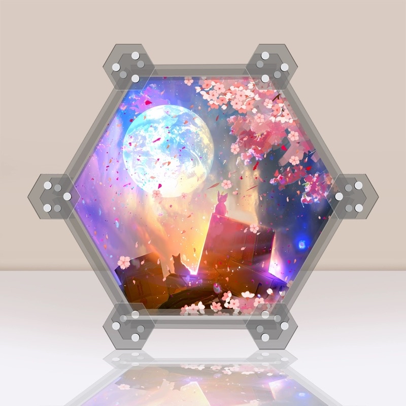 《Yao 挖寶趣》GSC 庫洛魔法使 木之本櫻 李小狼 大道寺知世 小櫻 通用 六角磁吸無限擴展 黏土人 專用展示盒 | 蝦皮購物