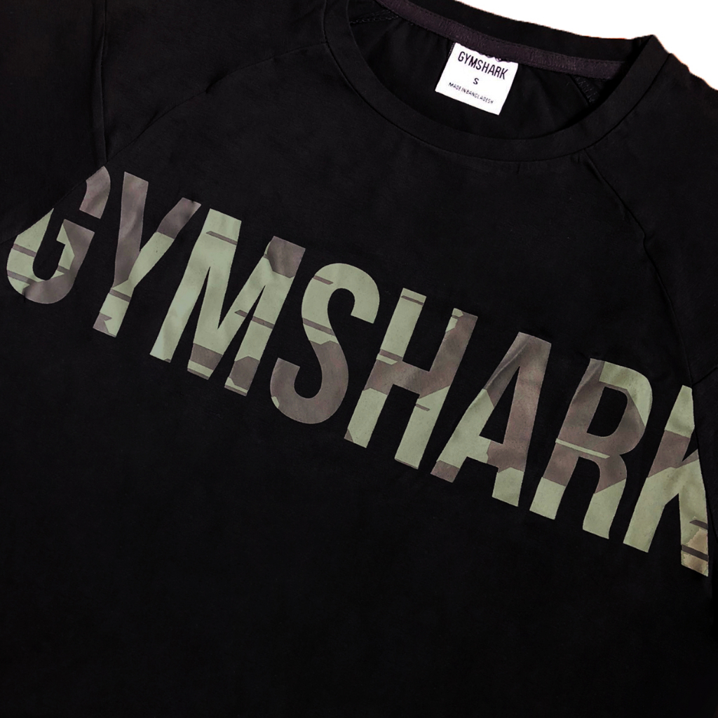 GYMSHARK logo BOLD T-SHIRT T恤 短T 短袖 修身合身運動服健身 速乾健身 現貨特價 | 蝦皮購物
