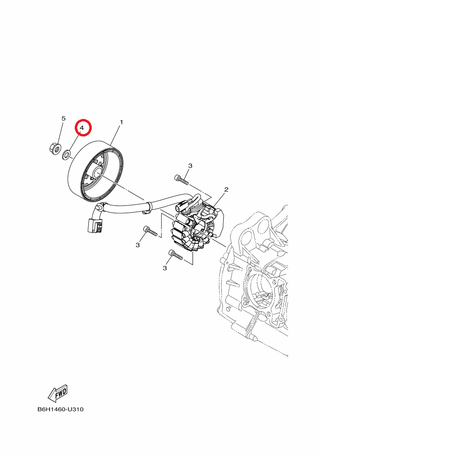 YAMAHA 原廠 FORCE 2.0 AUGUR BWS 7期 N MAX 平墊圈 料號：90201-12688 | 蝦皮購物