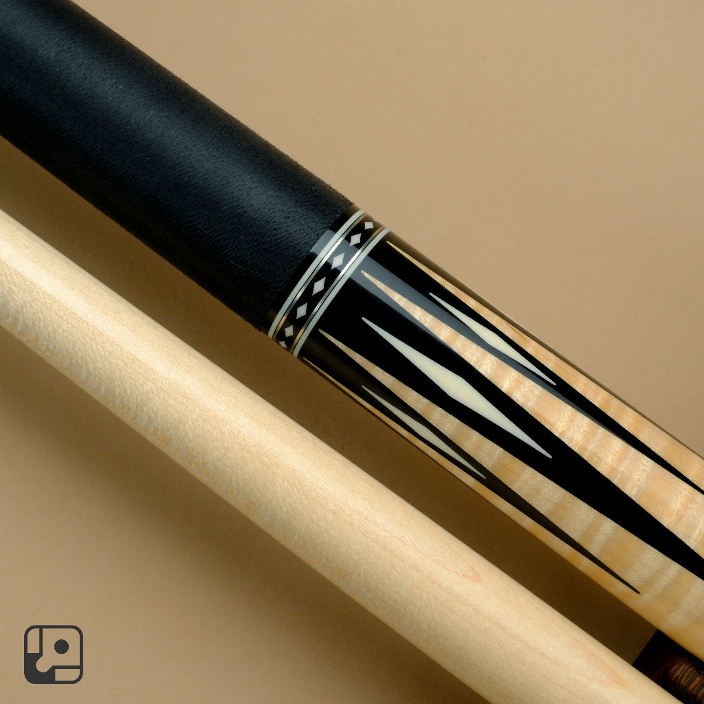 【TS撞球】二手 Exceed Cues - EXC-0309CMw 虎紋風木插黑檀 (搭配 Ex Pro前節) | 蝦皮購物