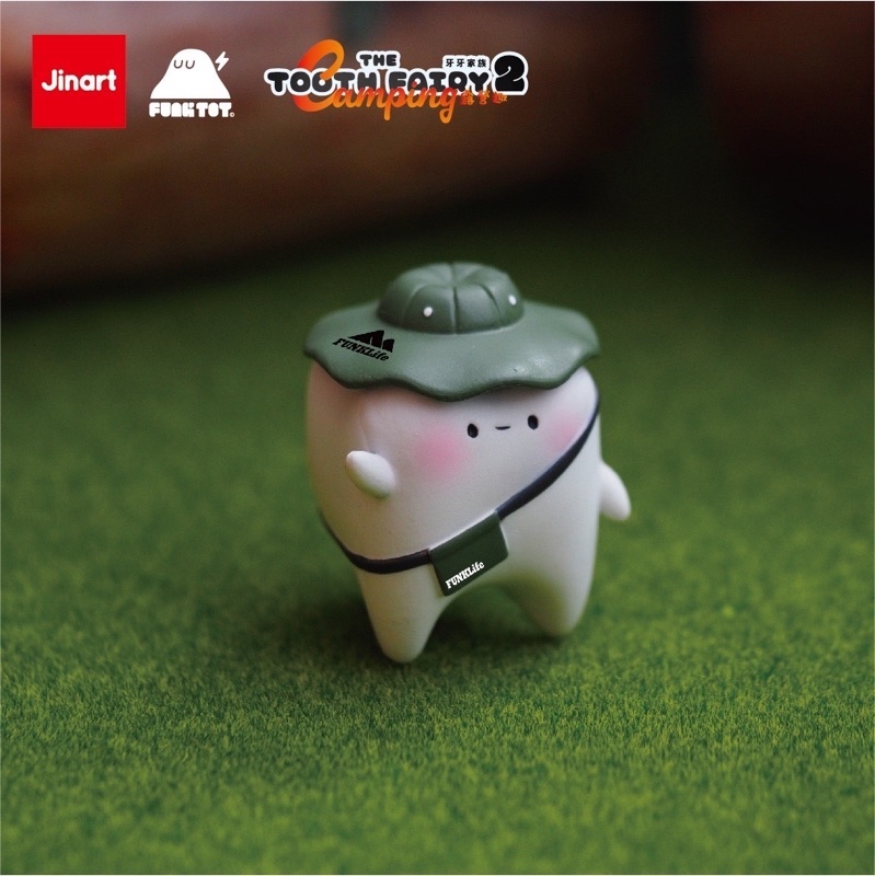 現貨販售中｜JINART x Funktoy 牙牙家族 第二代 露營趣 全八款+1款隱藏版 可愛牙齒 可挑款 | 蝦皮購物