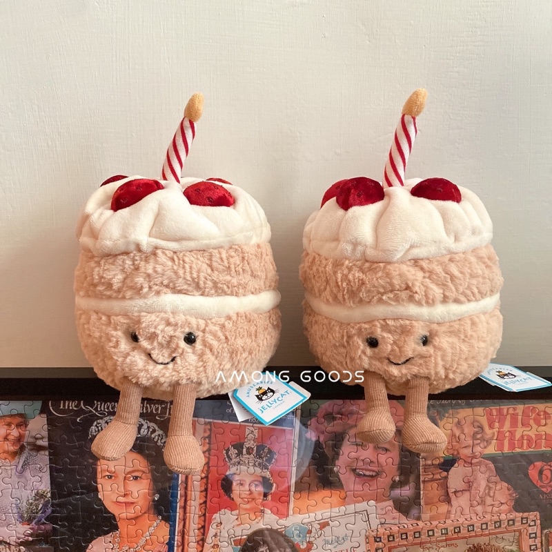 🔥現貨🔥AG選物 英國代購 JELLYCAT 正品 Amuseable birthday cake 生日 彩虹 蛋糕 | 蝦皮購物