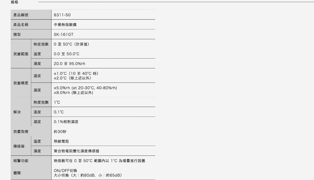 日本直送免關稅SK-161GT 佐藤SATO No.8311-50 防中暑溫濕度測試儀 日曆 電波時鐘室內專用蜂鳴器聲光 | 蝦皮購物