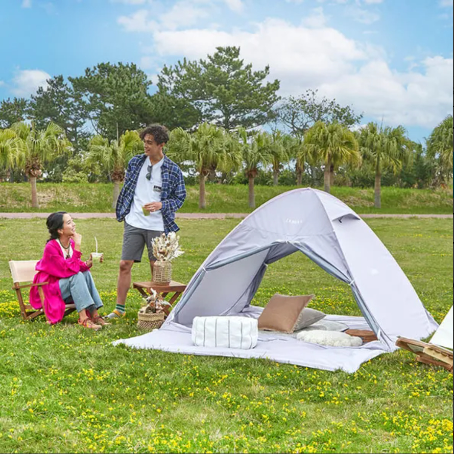 日本 LOWYA 秒開帳篷 野餐風格拋帳 8色顔色 抗UV 戶外 沙灘帳 遊戲屋 祕密基地 防曬 防潑水2人帳 兒童帳篷 | 蝦皮購物