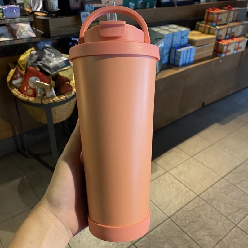 送吸管组冰霸杯陶瓷内胆710/830ml便捷提手雙飲水杯粗Tritan材質大孔吸管不鏽鋼保溫杯水杯 珍珠奶茶杯波霸手搖杯 | 蝦皮購物