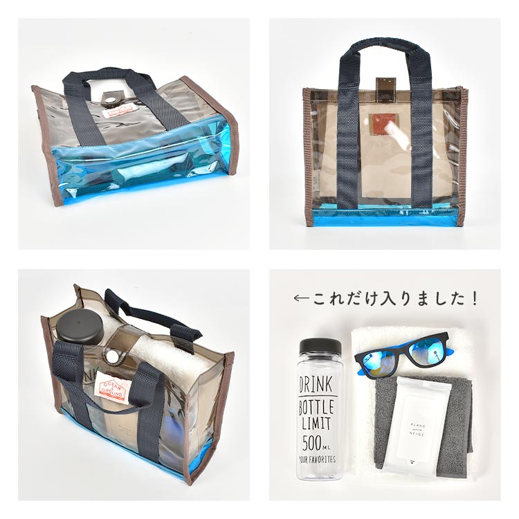 DoReFe | 日本 現貨 OCEAN＆GROUND 夏日玩水必備 輕巧 防水 PVC 手提袋 兒童游泳包 戲水袋 | 蝦皮購物