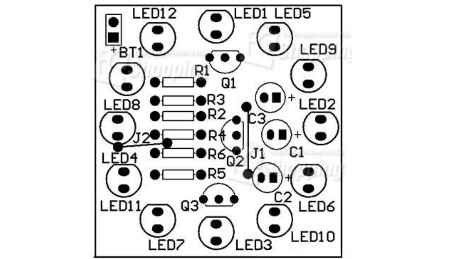 iCShop LED循環燈製作套件 (EK-214) DIY 實驗套件 檢定套件 學生習題 3680302000426 | 蝦皮購物