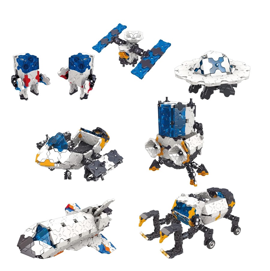 【LaQ】 月球探勘(250pcs+46pcs) 日本製造立體3D拼接積木/益智玩具/台灣獨家代理 | 蝦皮購物