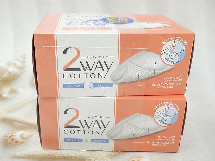 Cotton Labo 2WAY兩用淨顏化妝棉(80枚入x2盒) 【小三美日】空運禁送 DS014043 | 蝦皮購物
