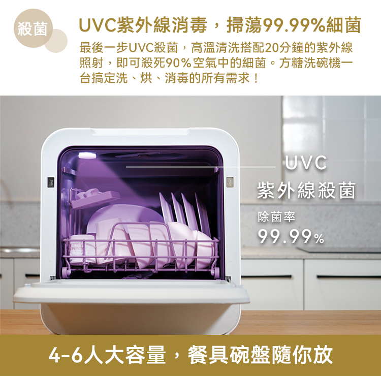 【VIOMI 雲米】VDW0402 互聯網方糖洗碗機|免安裝 送洗碗錠*1盒 | 蝦皮購物