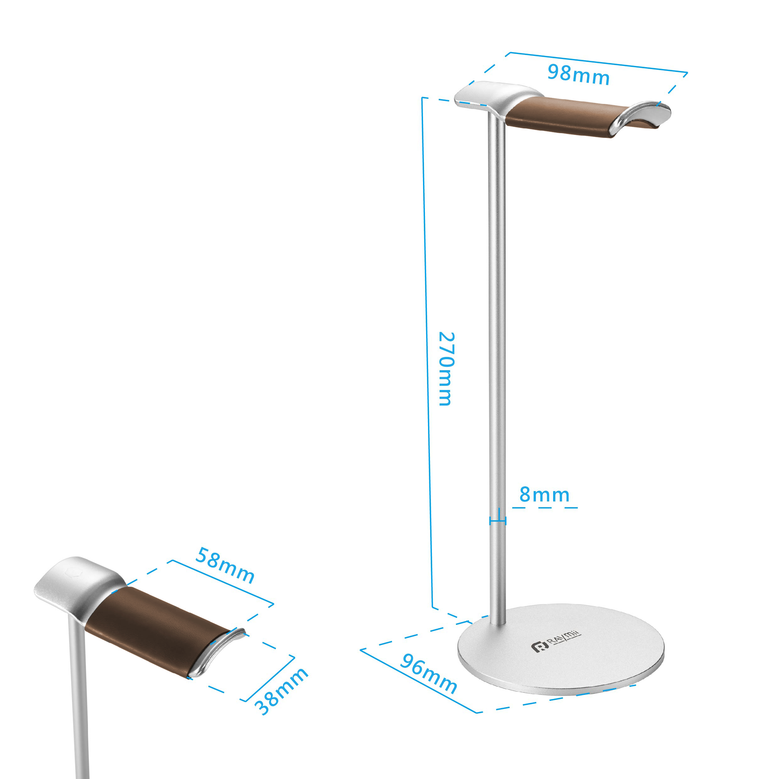 瑞米 Raymii LTA-03 鋁合金 耳機架 耳機支架 電競耳麥架 霧面磨砂 耳機收納架 展示架 全罩式 | 蝦皮購物