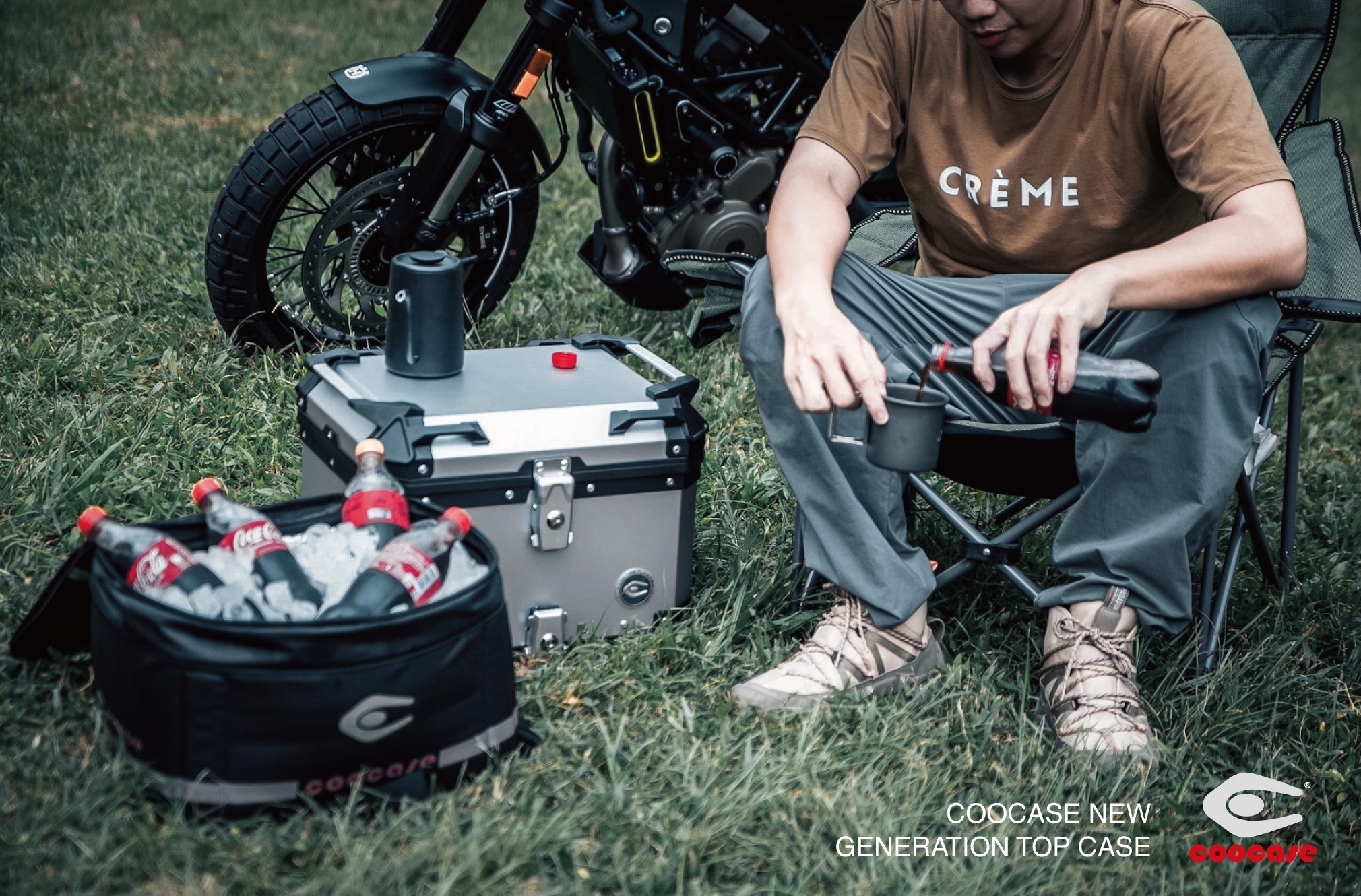 COOCASE 32L 鋁箱機車置物箱/後箱 快拆設計 附多孔位設計轉接底盤 附發票 | 蝦皮購物